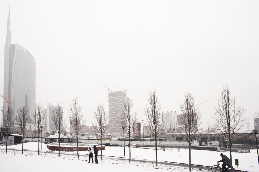 Le foto della neve a Milano - Il Post