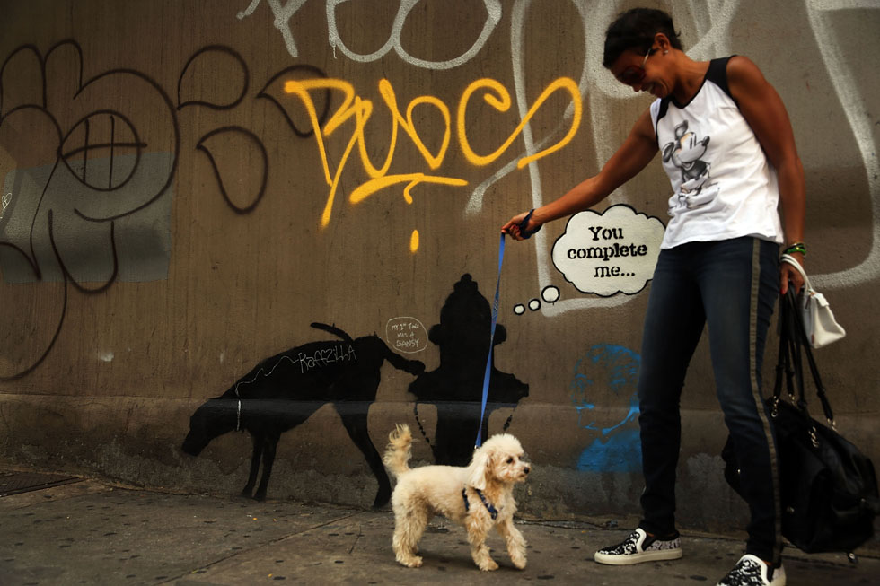 Le opere di Banksy a New York - Il Post