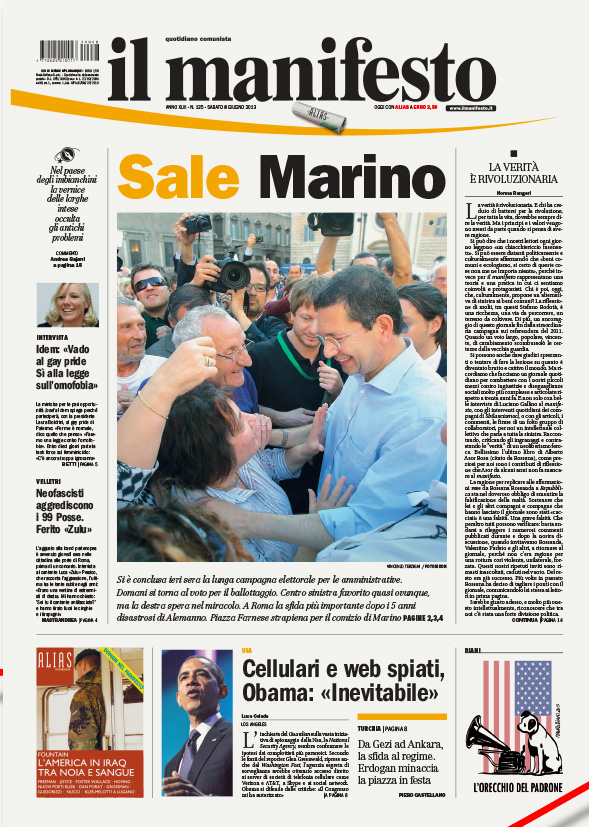 Le famose prime pagine del Manifesto - Il Post