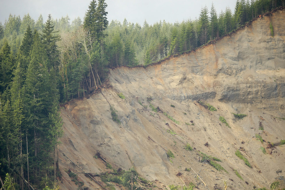 Le nuove foto della frana a nord di Seattle - Il Post