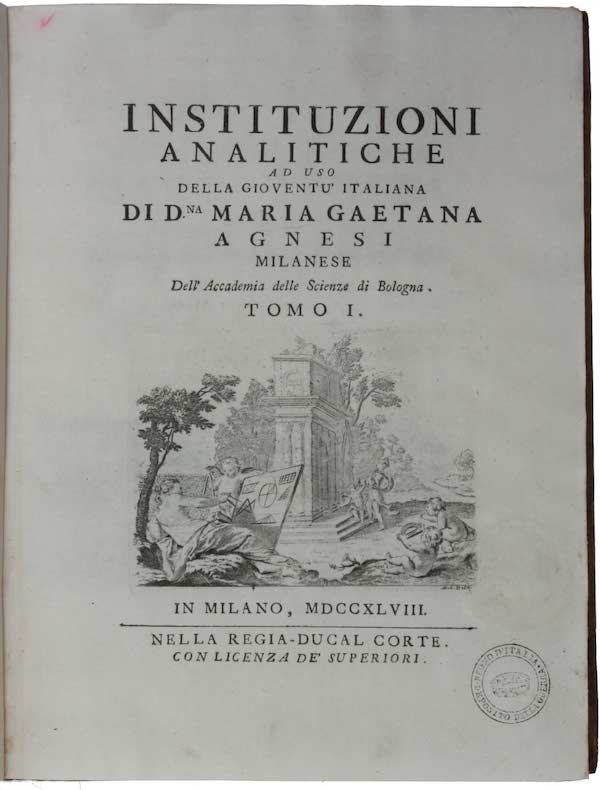 Maria Gaetana Agnesi, matematica e benefattrice - Il Post