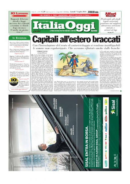 Le prime pagine di lunedì 7 luglio 2014 - Il Post