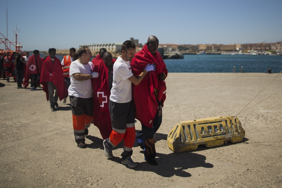 Le foto degli immigrati africani arrivati in Spagna - Il Post