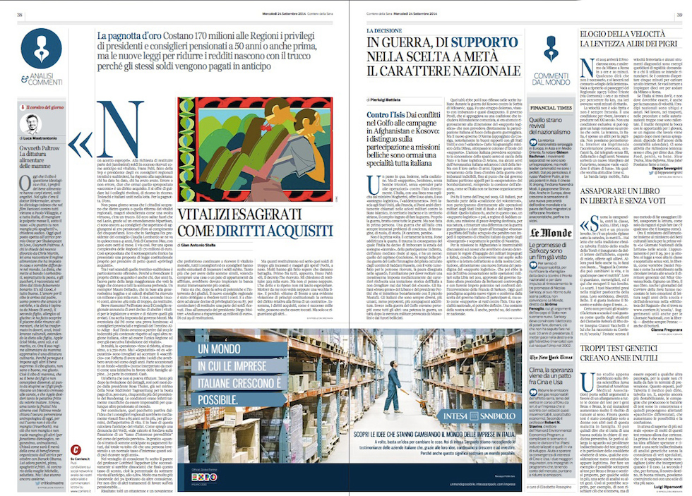 Com'è fatto il nuovo Corriere della Sera - Il Post