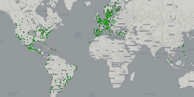 La mappa di Spotify per ascoltare le canzoni preferite in ogni città ...
