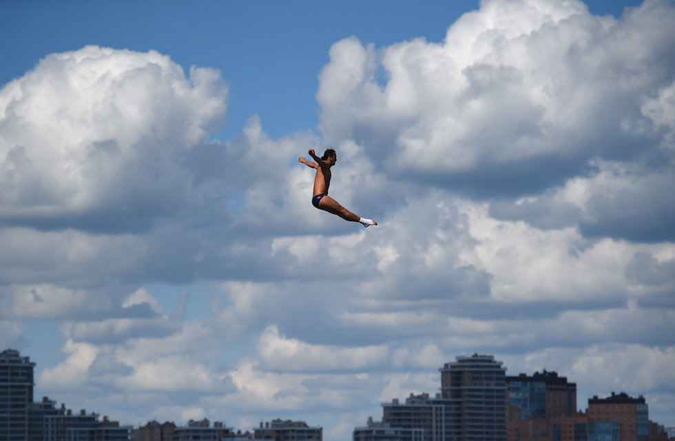 Le foto spettacolari dello “high diving” ai Mondiali di nuoto - Il Post