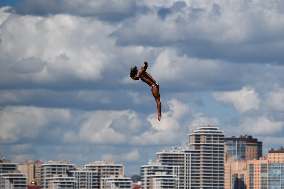 Le foto spettacolari dello “high diving” ai Mondiali di nuoto - Il Post