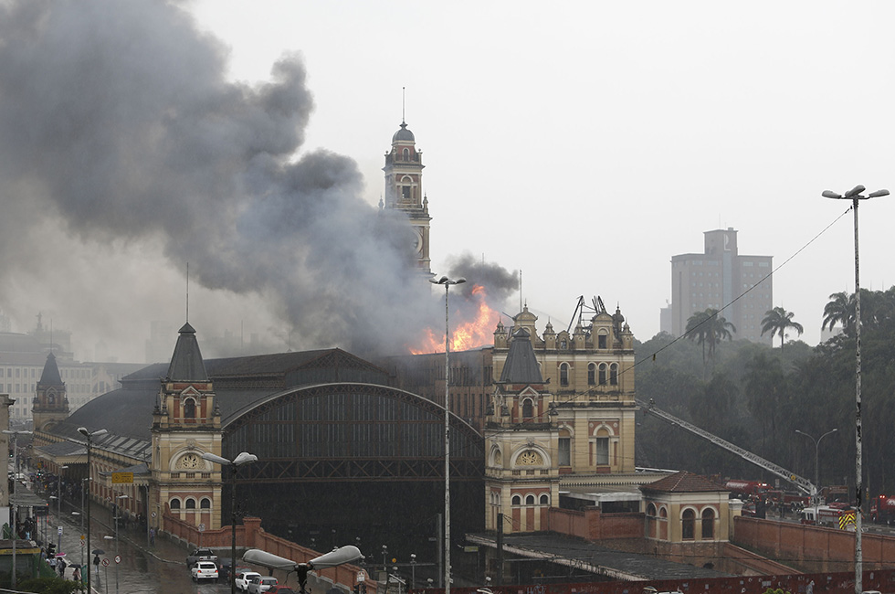 L'incendio nel centro di San Paolo - Il Post