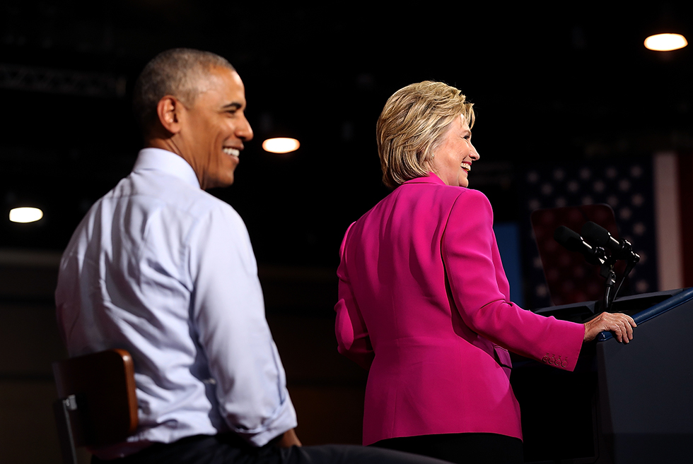 Barack Obama e Hillary Clinton, insieme - Il Post