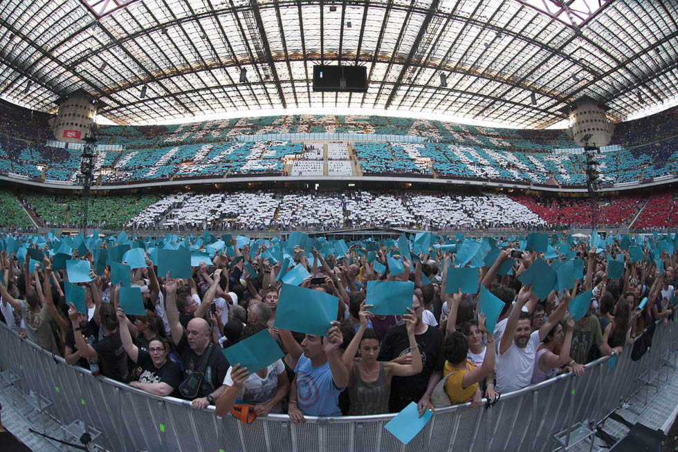 Le foto dei due concerti di Bruce Springsteen a San Siro - Il Post