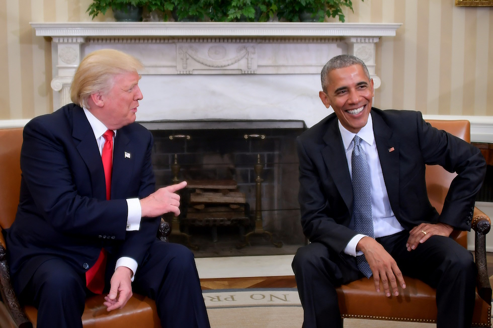 Le foto dell'incontro tra Obama e Trump - Il Post