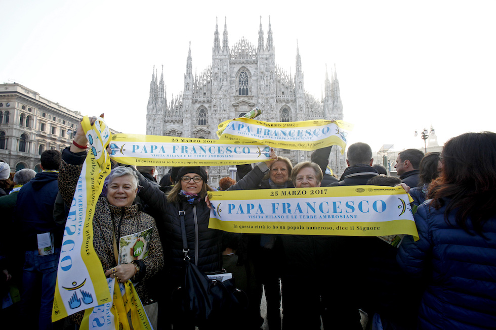 Le foto della visita del Papa a Milano - Il Post
