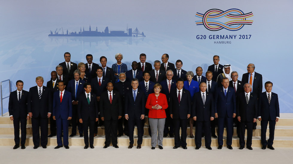 Foto di rito ai politici del G20 - Il Post
