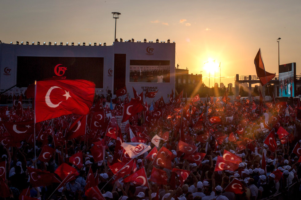 La Turchia ha festeggiato il primo anniversario del colpo di stato ...