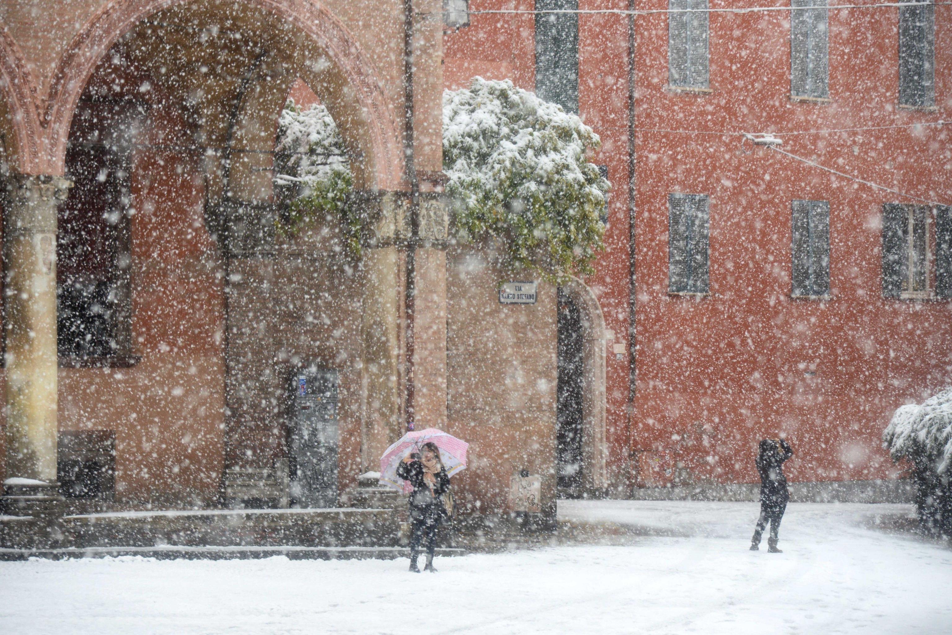 Le foto della neve a Bologna - Il Post