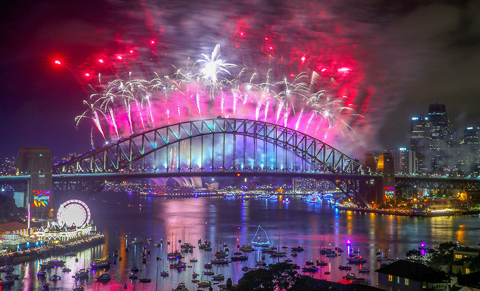 Le foto del Capodanno ai quattro angoli del mondo - Il Post