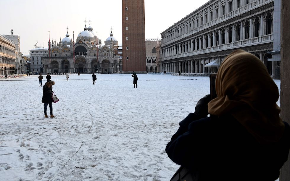 Le foto di Venezia con la neve - Il Post