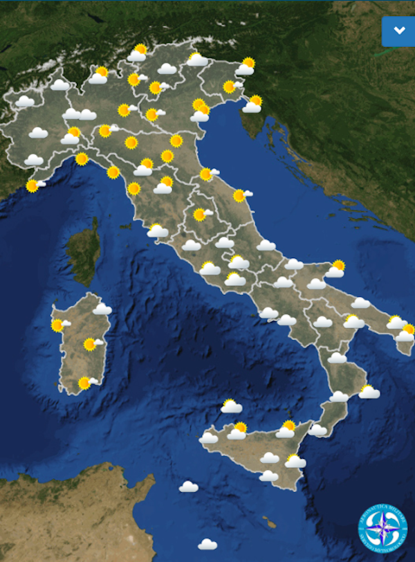 Le previsioni meteo in Italia per domani, sabato 28 aprile - Il Post