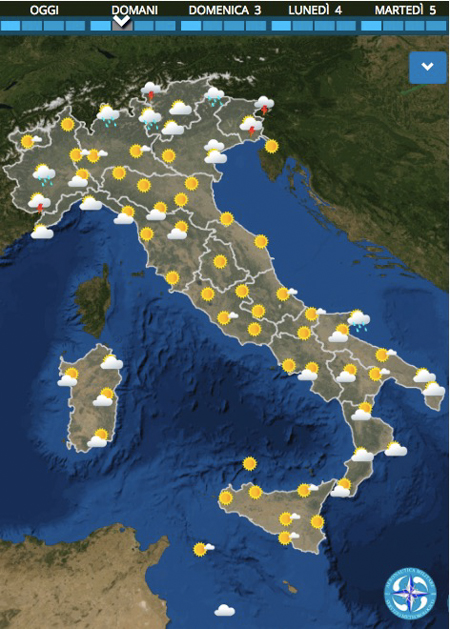 Le previsioni del tempo per domani, sabato 2 giugno - Il Post