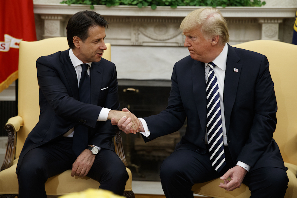 Le foto dell'incontro tra Conte e Trump - Il Post