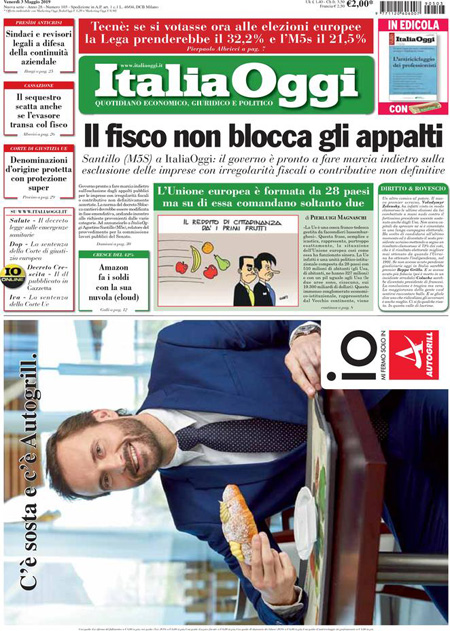 Le prime pagine di venerdì 3 maggio 2019 - Il Post