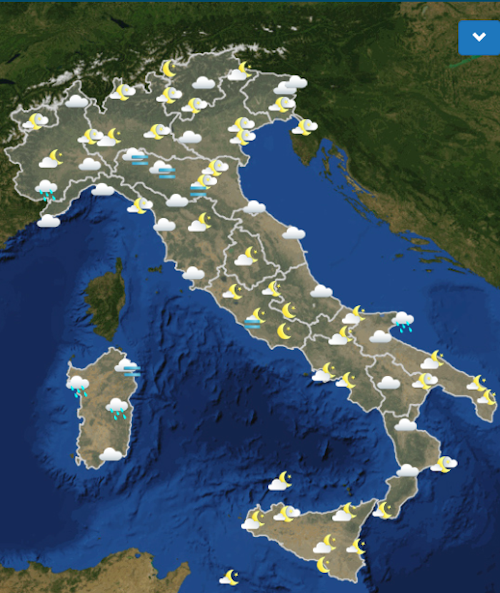 Le previsioni meteo per domenica 19 gennaio - Il Post