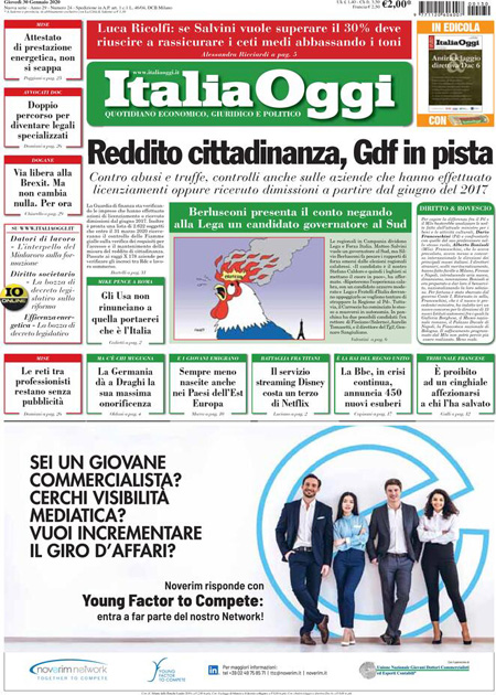 Le prime pagine di giovedì 30 gennaio 2020 - Il Post