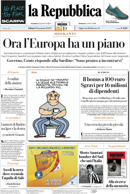 Le prime pagine di oggi - Il Post