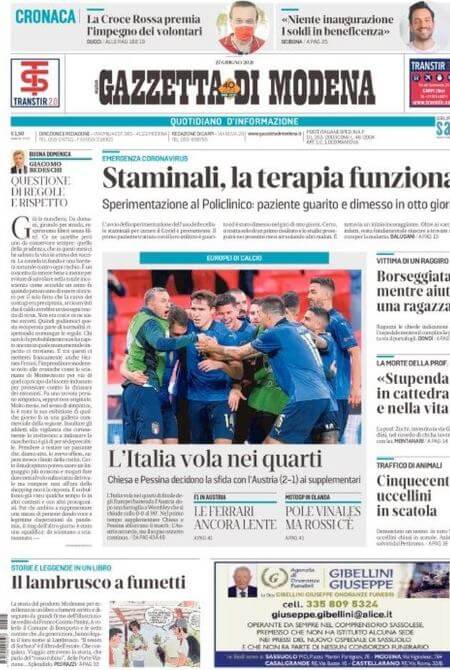 Le prime pagine di domenica 27 giugno 2021 - Il Post