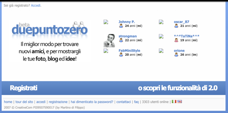 Il social network italiano che anticipò Facebook e fu cancellato per errore