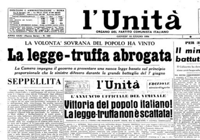 Che cosa fu la “legge truffa” - Il Post