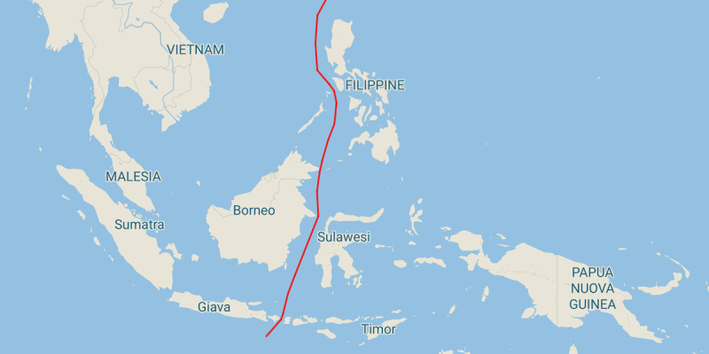 La linea immaginaria che separa gli animali dell’Asia da quelli dell ...