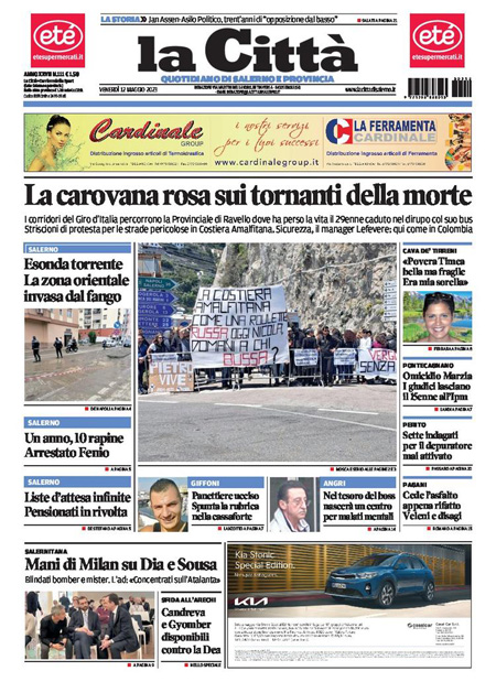 Le prime pagine di venerdì 12 maggio 2023 - Il Post