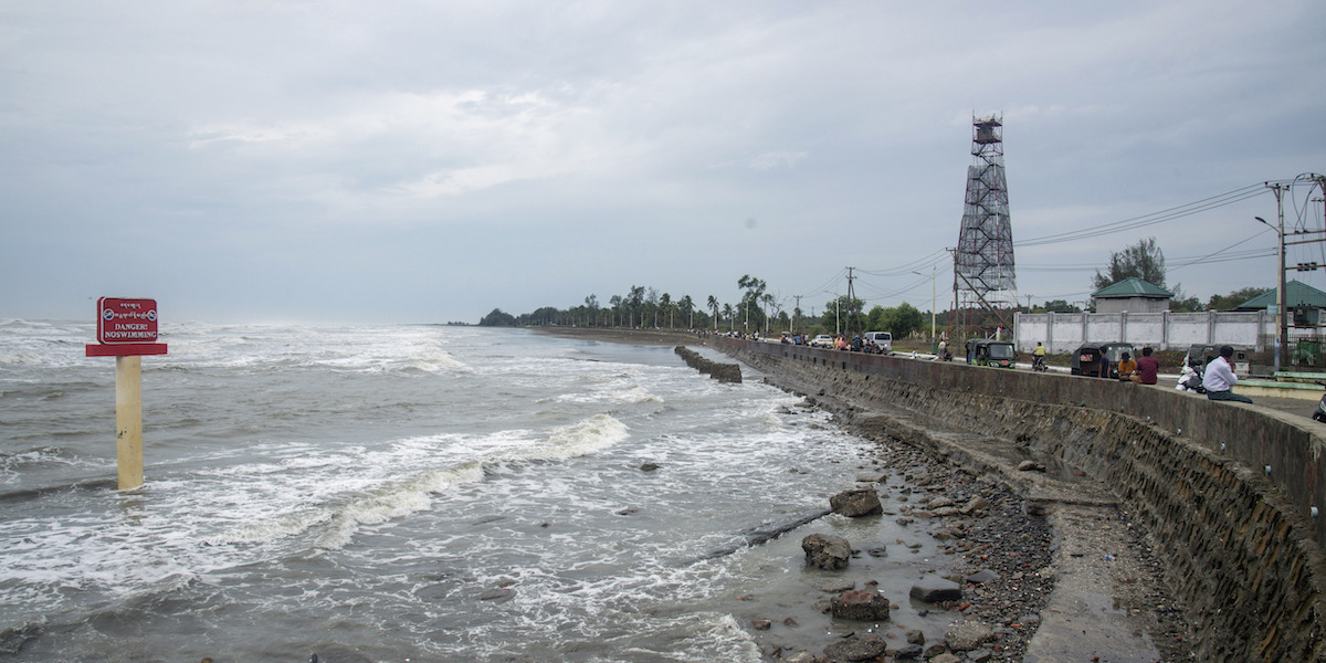In Bangladesh, about half a million people are being evacuated by a ...