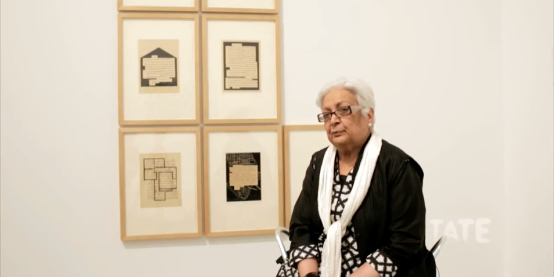 Com'era l'arte di Zarina Hashmi