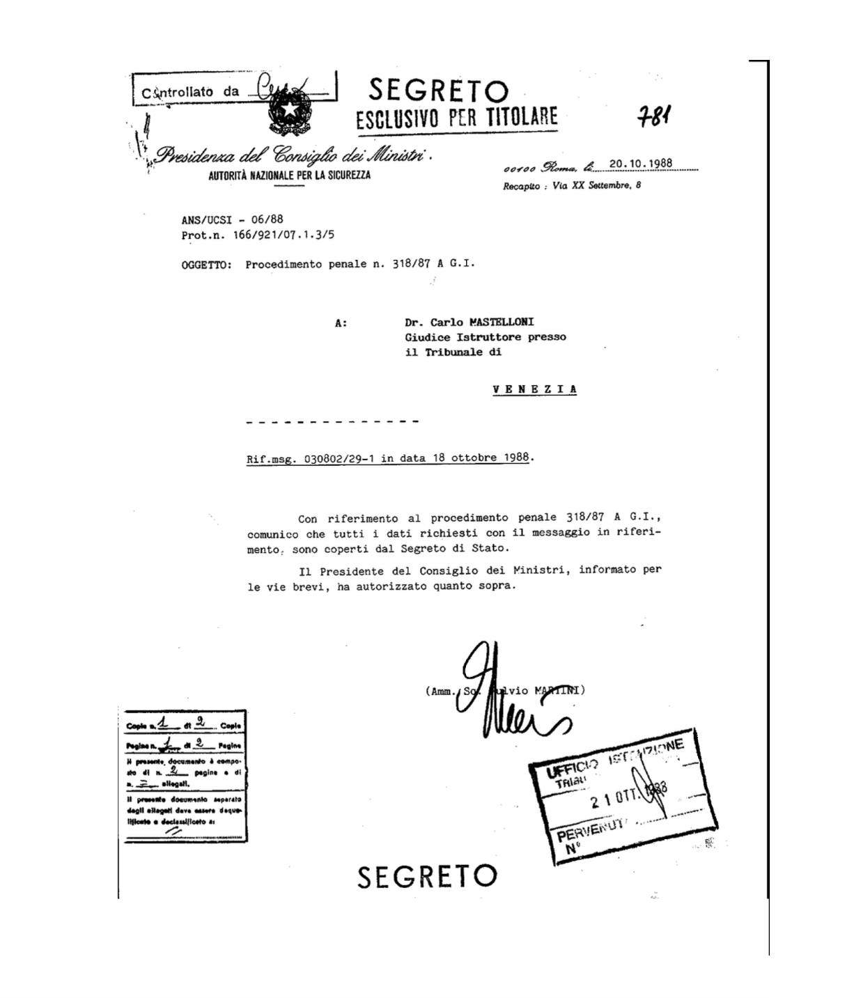 Il misterioso schianto di Argo 16 - Il Post