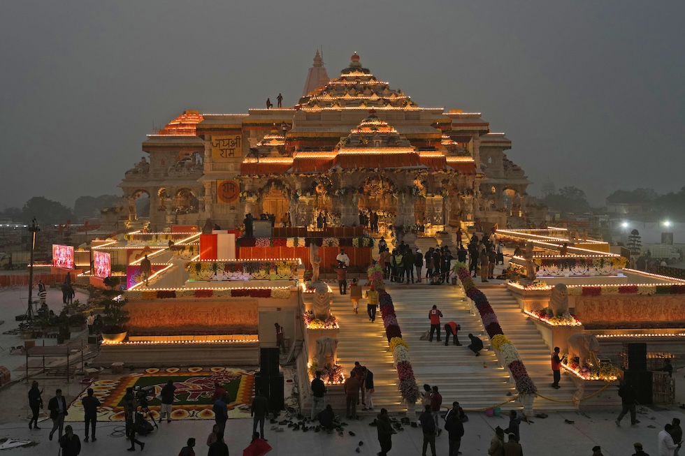 Le foto dell’inaugurazione del tempio di Rama ad Ayodhya, in India - Il ...